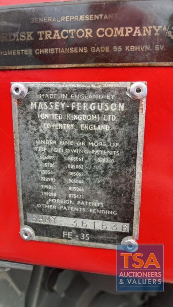 Massey Ferguson MF35 - 2138cc Tractor