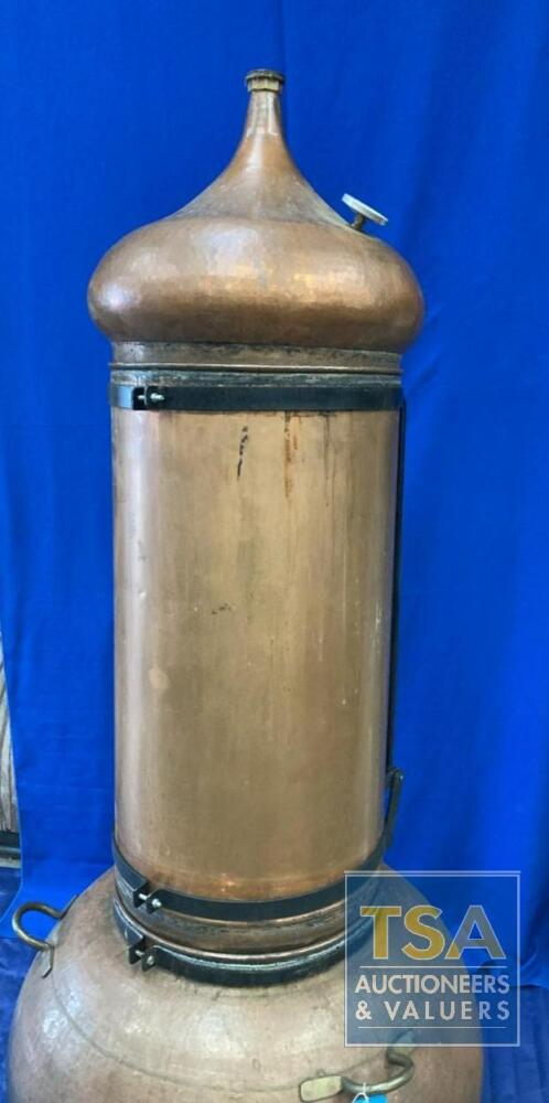 300 litre Copper Still & Burner