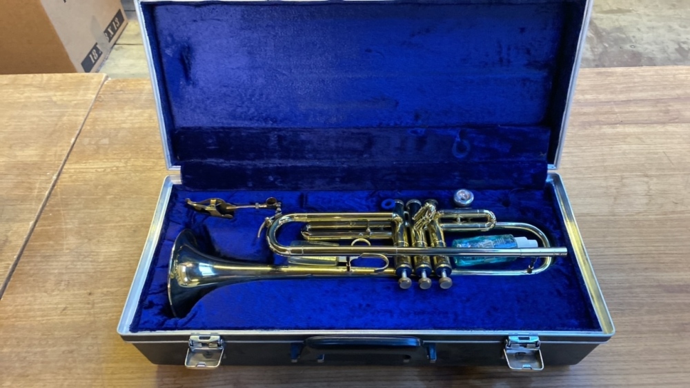 CASED AMATI KRASCLICE TRUMPET MODEL ATR 201
