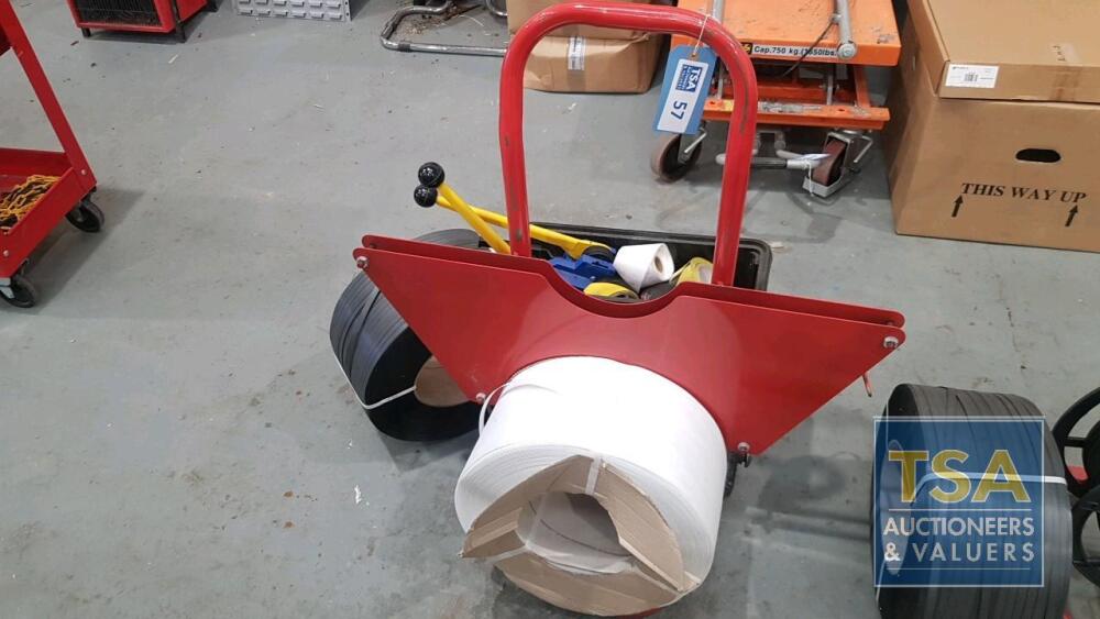 Banding Trolley c/w Banding and Tools