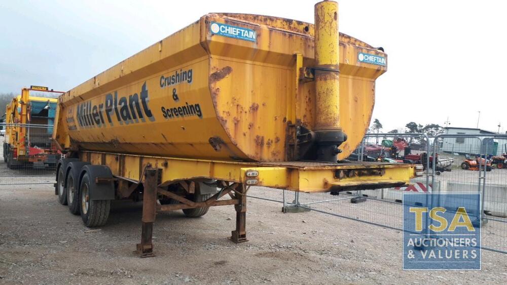 CHIEFTAIN TIPPING BULKER Year 2018. MOT Prepped ready