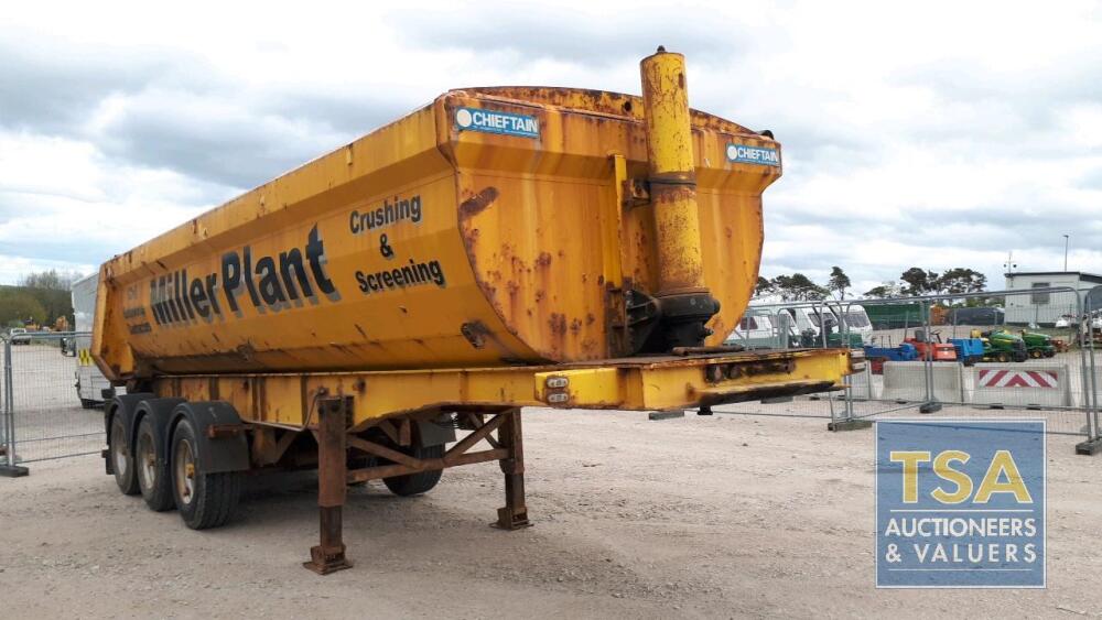 CHIEFTAIN TIPPING BULKER YEAR 2008 MOT PREPPED