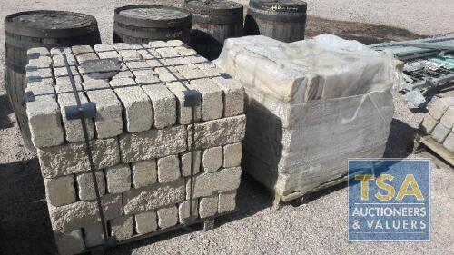 2 PALLETS FYFESTONE BUFF/BROWN