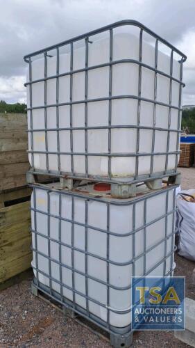 2 CLEAN IBC TANKS