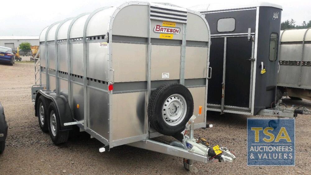 BATESON 12FT LIVESTOCK TRAILER C/W SHEEP DECKS