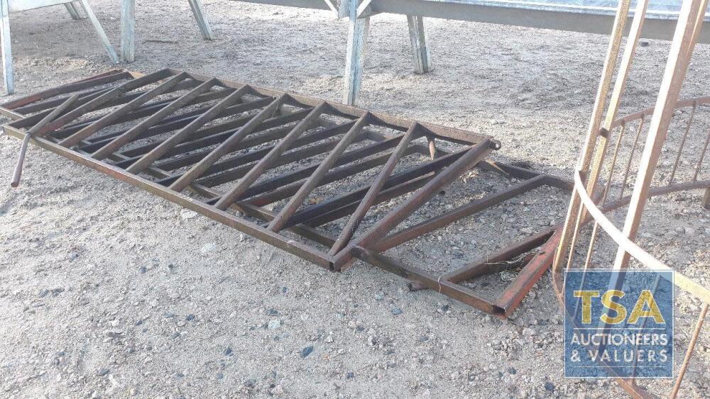 3 X CATTLE FEED BARRIER GATES