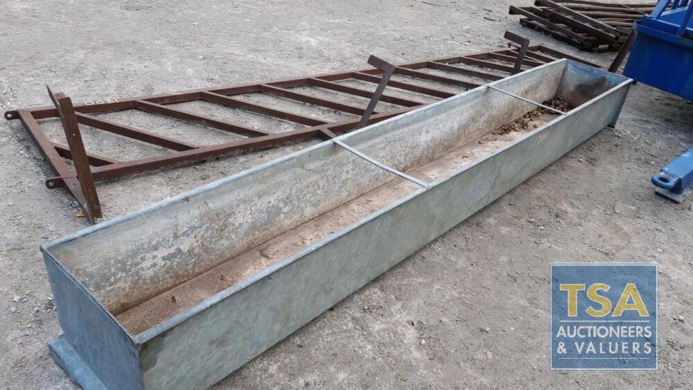 HEAVY DUTY GALVANISED TROUGH