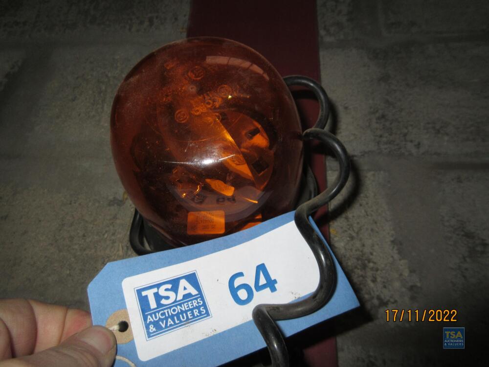 2 No. Single Flashing Beacons - Magnetic