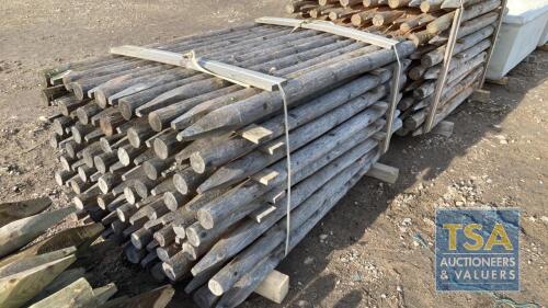 50 X 75MM X 1.65 UNTREATED ROUND POSTS