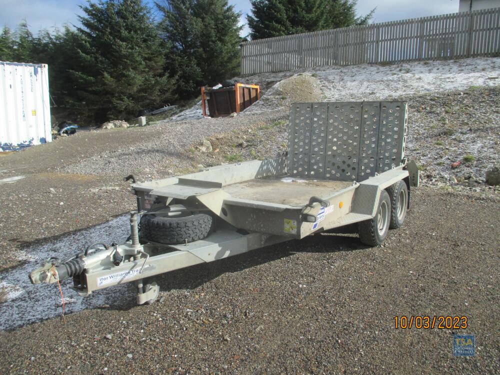Ifor Williams GH106 Twin Axle Plant Trailer c/w High Tail Ramp