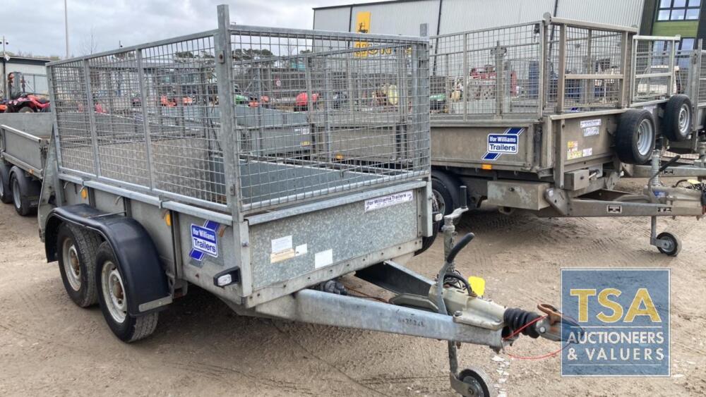 IFOR WILLIAMS GD84 TWIN AXLE WITH MESH SIDES