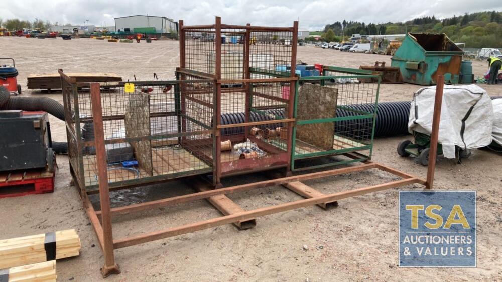 PIPE AND FITTINGS STORAGE CAGE