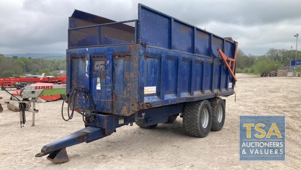 WOOTON 12 TON SILAGE TRAILER WITH FLOTATION TYRES
