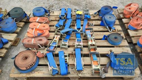 PALLET RATCHET STRAP SETS