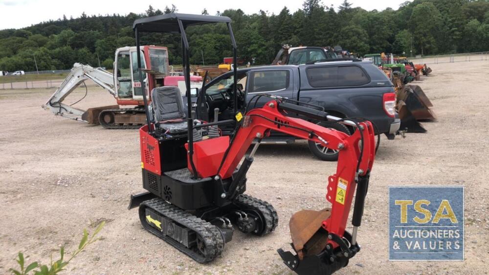 JPC MINI DIGGER , , YEAR - 2023, , 2 BUCKETS , , 2 KEYS , , AS NEW ...