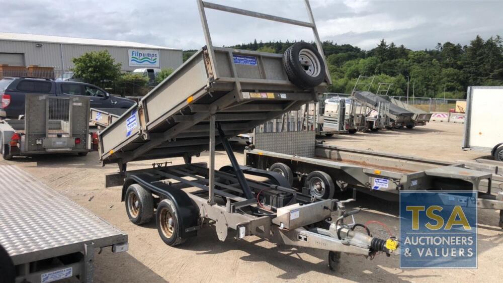 IFOR WILLIAMS TT105 ELECTRIC TIPPER LADDER RACK.SKID RAIL/
