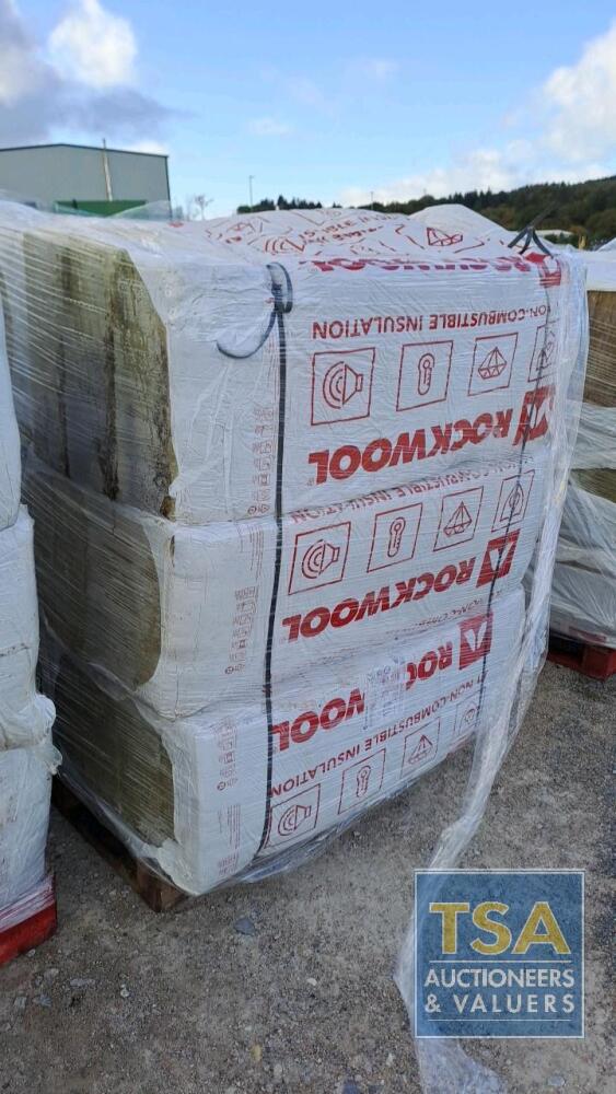 PALLET OF 6 PACKETS ROCKWOOL INSULATION