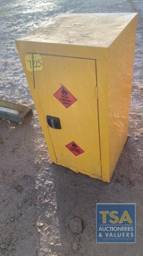 Yellow Hazardous Chemical Cabinet