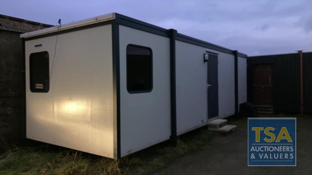 24ft Portacabin Office and Contents Including 6 No. Light