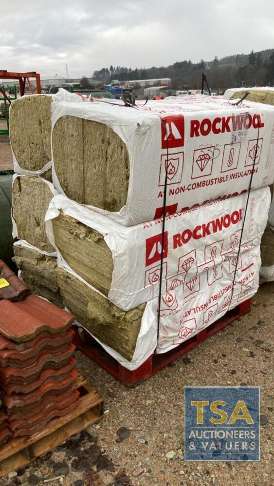 PALLET OF 6 PACKETS ROCKWOOL INSULATION