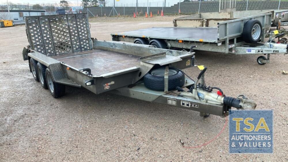 IFOR WILLIAMS GH146 14' TRI-AXLE PLANT TRAILER KEY IN P'CABIN