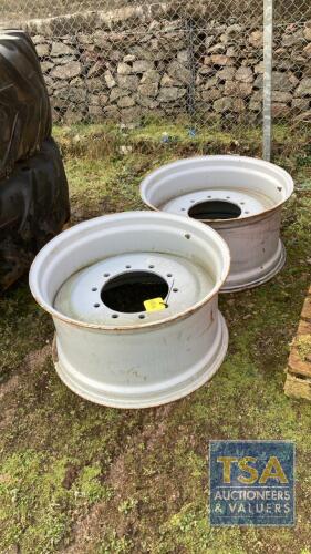 2 X MF WHEEL CENTRES