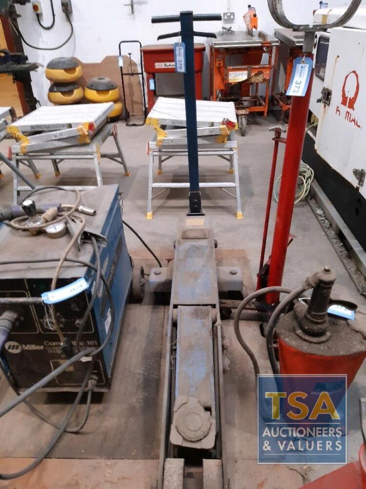 Workshop Trolley Jack - Marked SWL 10T