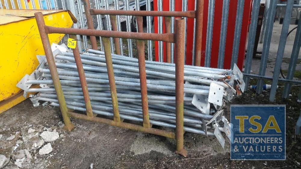 Steel Stillage c/w Quantity Heras Fence Braces