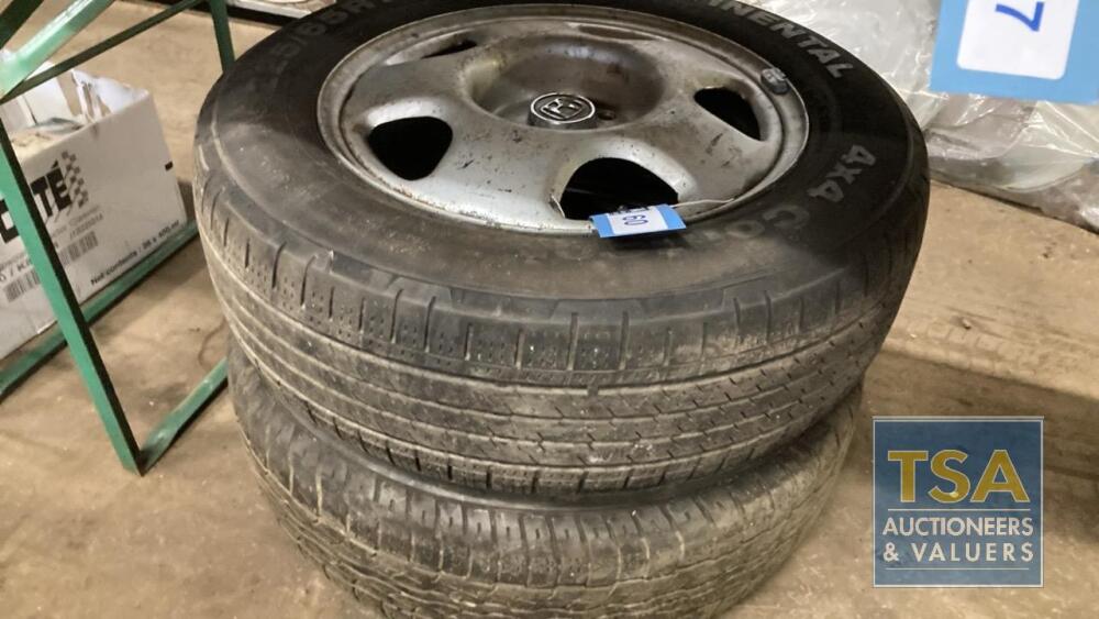 2 No. Honda CRV Wheels and Tyres - 225/65 R17