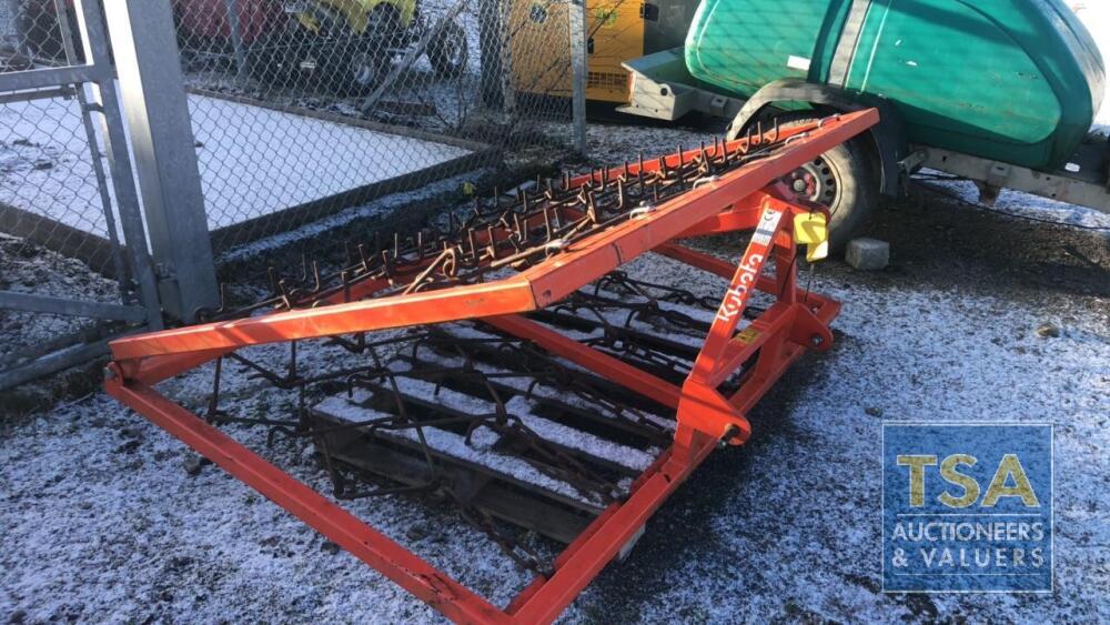 APPROX 2M KUBOTA GRASS HARROW