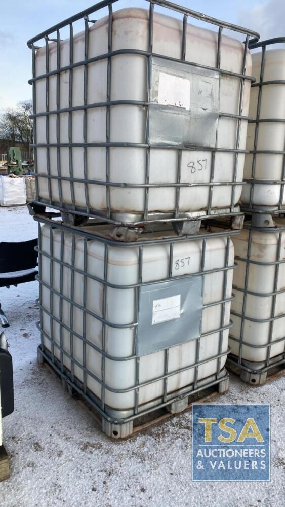 2 - 1000L IBC CONTAINER