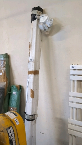 STATIC CARAVAN DOWN PIPE GUTTERING