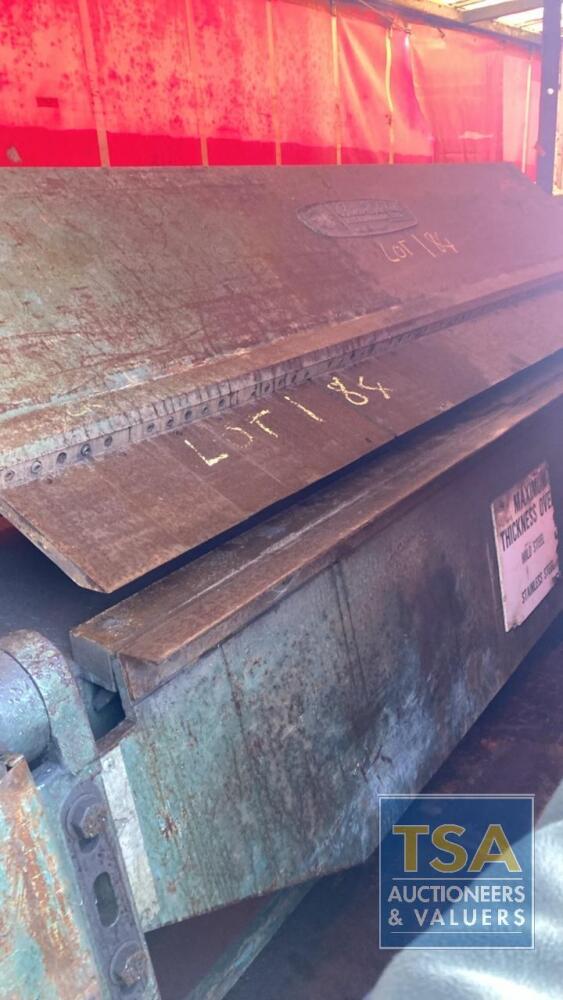 FJ Edwards Beoco Hydrofold Metal Folder - Model MBP810 - Machine