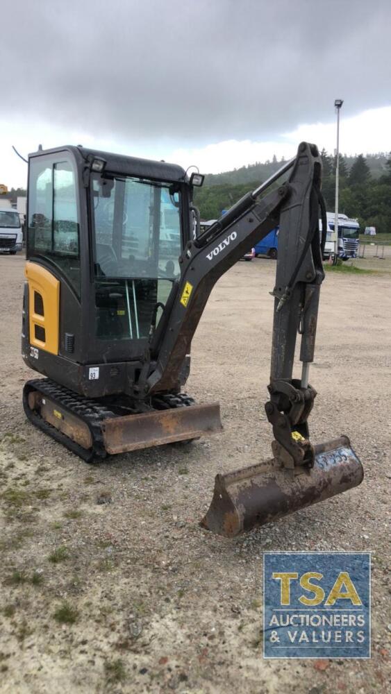VOLVO EC150, , YEAR -2017, , HOURS- 1466 , , PIPED , QUICK HITCH & 1 ...